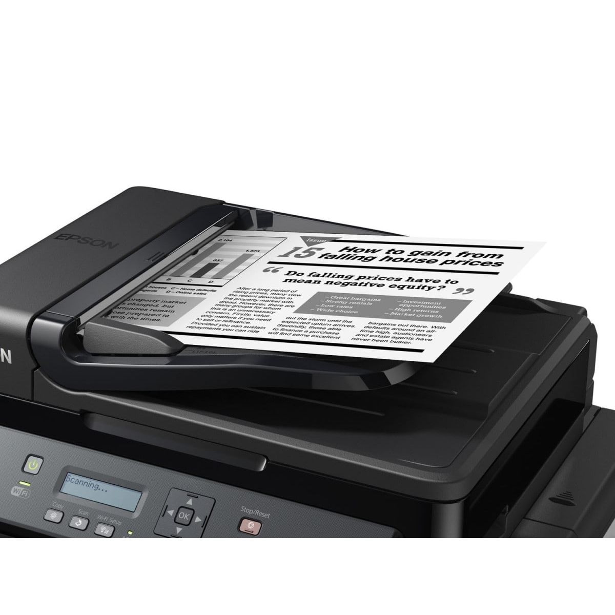Multifuncional Epson M205 WorkForce Tanque Monocromático - lojaibyte