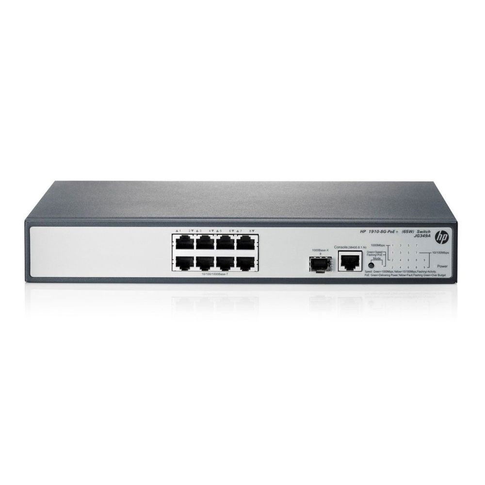 Switch PoE ProCurve HP 1910-8G-PoE+ com 8 Portas Gigabit + 1 SFP ...