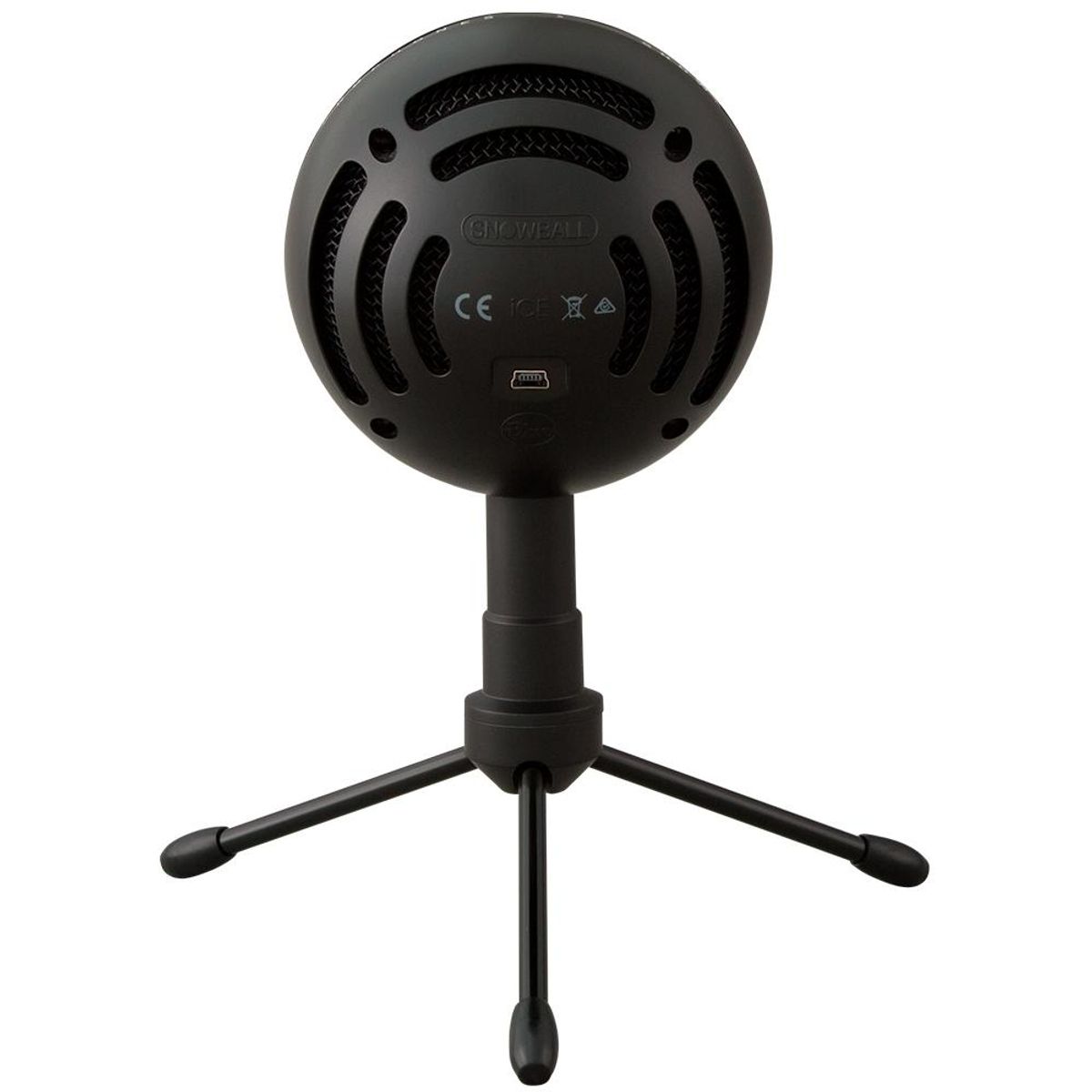 Microfone Condensador USB Logitech Blue Snowball Ice Preto - lojaibyte