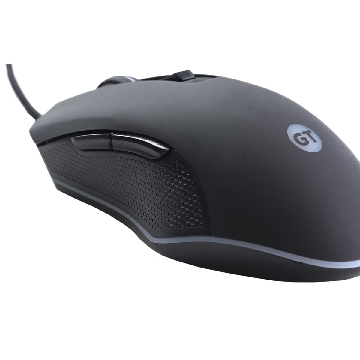 Mouse Gamer 2400DPI Aura Preto Goldentec - lojaibyte