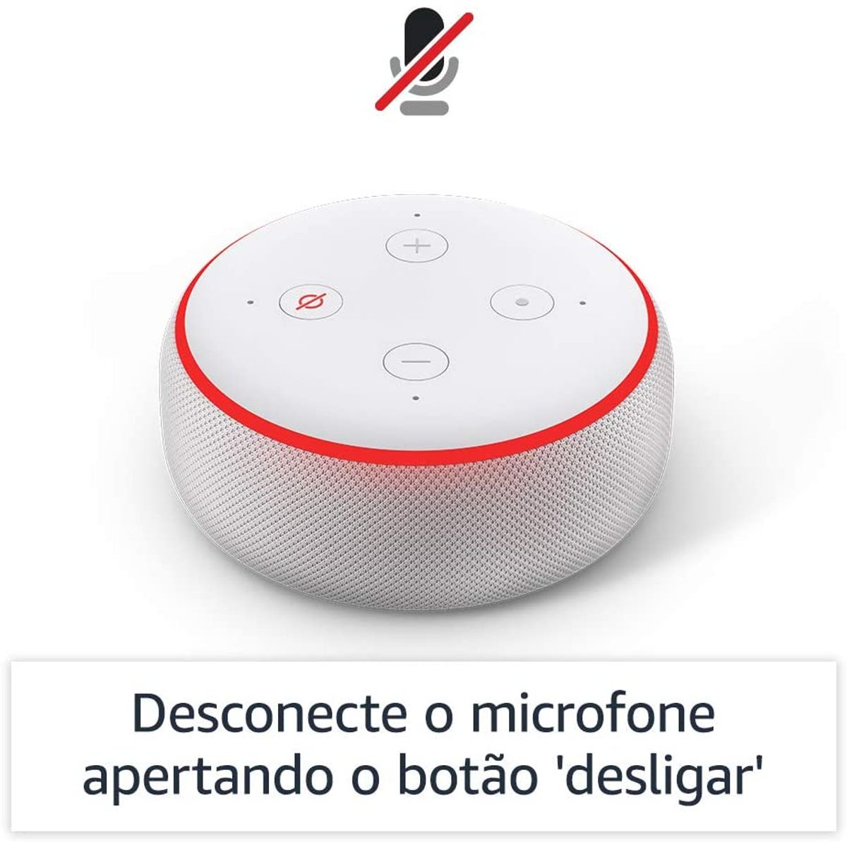 Amazon Echo Dot 3ª Geração Smart Speaker com Alexa - Branca - lojaibyte