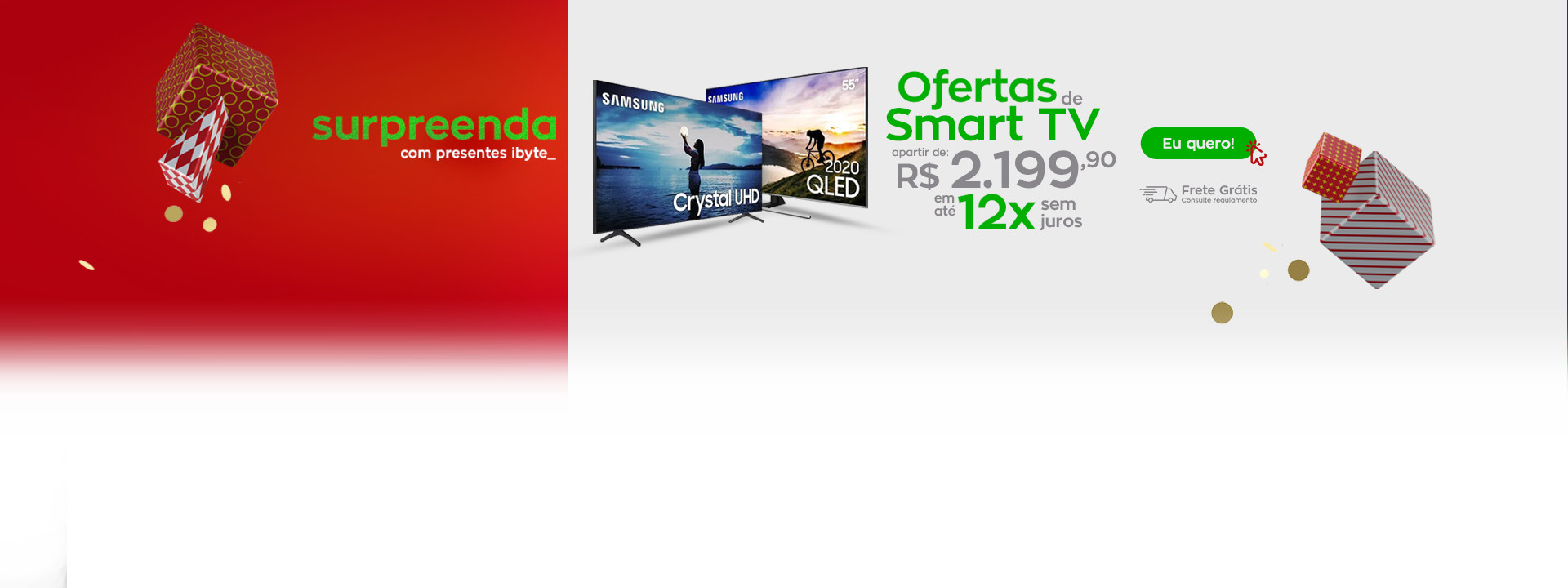 Comprar TV, Smart TV e Acessórios - Melhores Marcas | Ibyte
