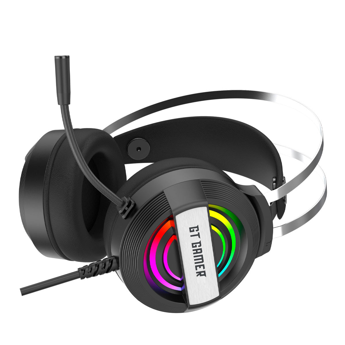 Headset Gamer GT Space com LED RGB para Desktop | GT Gamer - lojaibyte