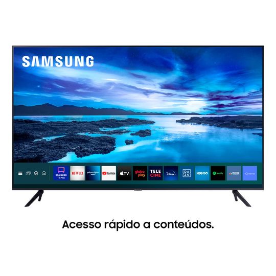 Smart TV Samsung 55" 4K 55AU7700 Crystal 4K Alexa - lojaibyte