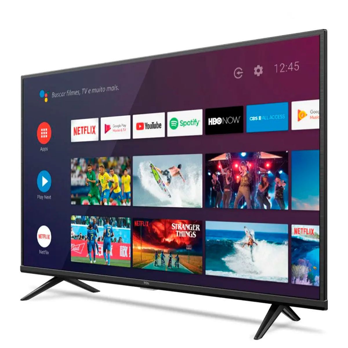 Smart TV 50" 4K HDR TCL 50P615 Bluetooth 60Hz Modo de Jogo - lojaibyte