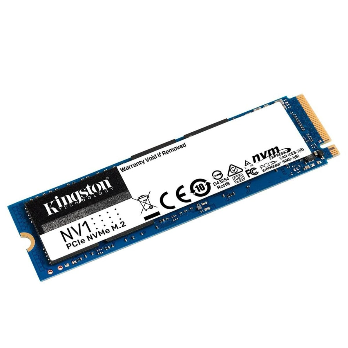 SSD Kingston NV1 1TB M.2 2280 NVMe até 2100MB/s SNVS/1000G - lojaibyte