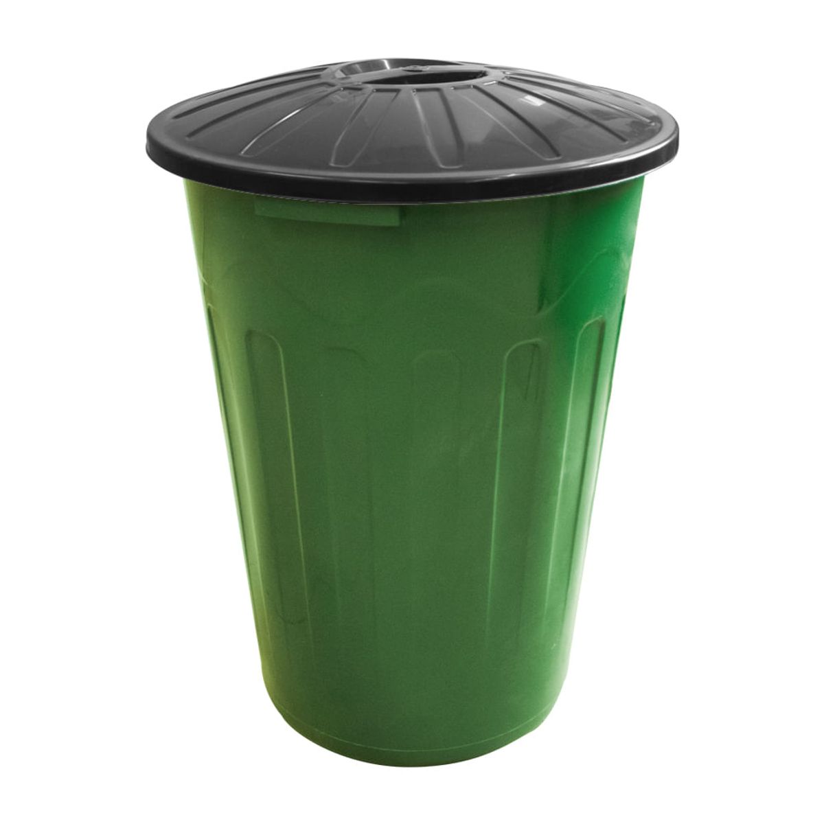 Balde plástico 60 litros com tampa Topplast - lojaibyte