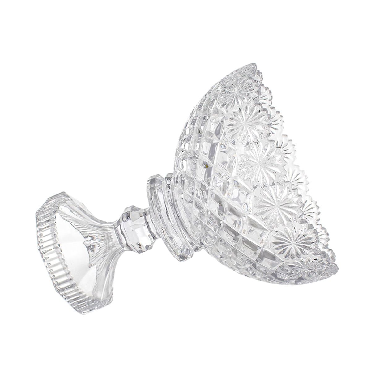 Centro de mesa com pé diamond 20x24cm Lyor - lojaibyte