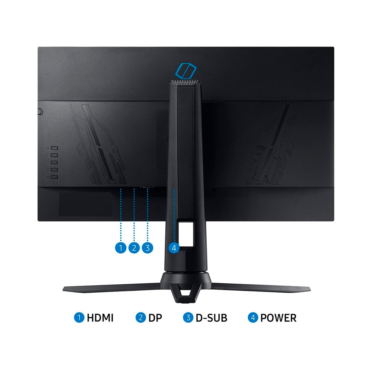 Monitor Gamer Samsung Odyssey 24" FHD 144Hz 1ms Freesync - lojaibyte