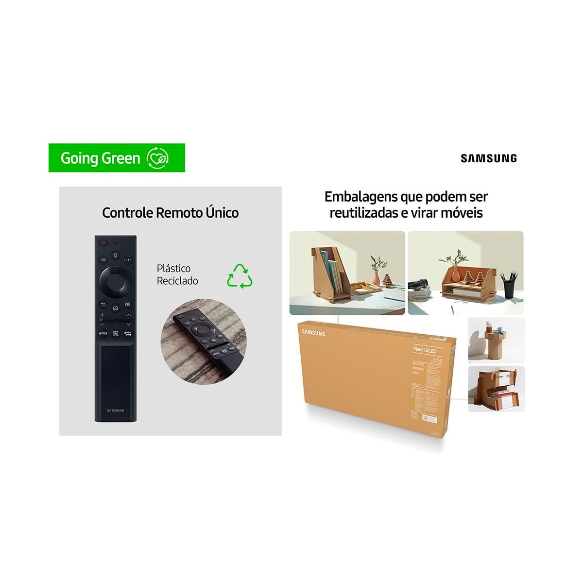 Smart TV 60" 4K Samsung 60AU7700 Crystal 4K Alexa - lojaibyte