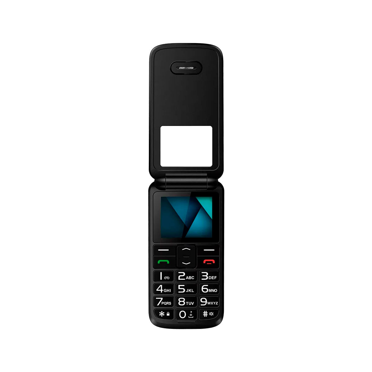 Celular Flip Vita Lite Multilaser Dual Chip Bluetooth Preto - lojaibyte