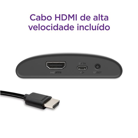 Roku Express Streaming player Full HD 3930R - lojaibyte