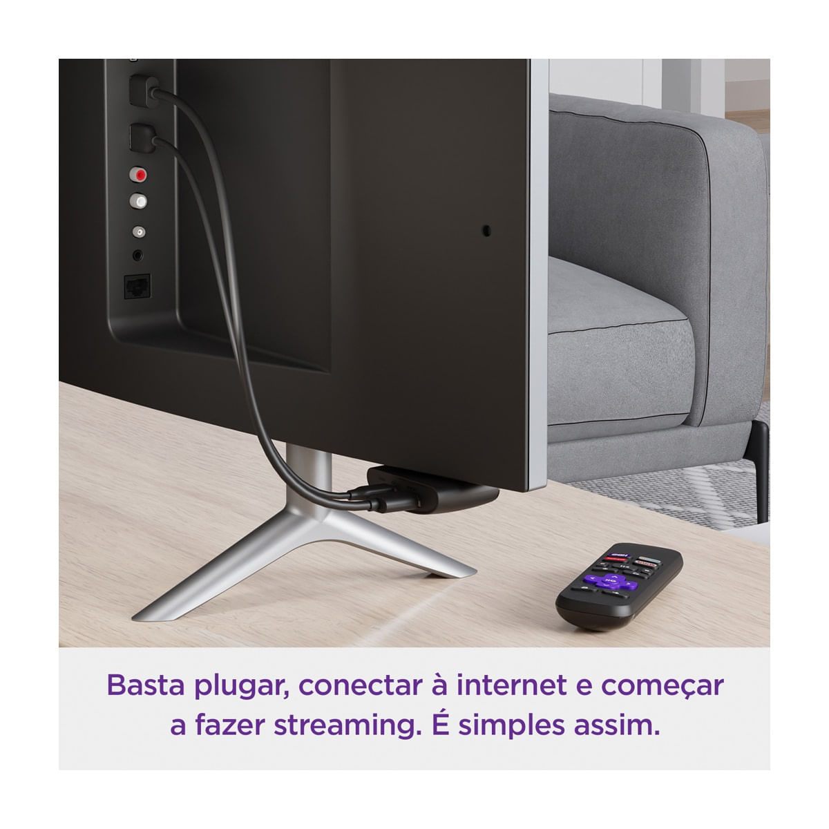 Roku Express Streaming player Full HD 3930R - lojaibyte