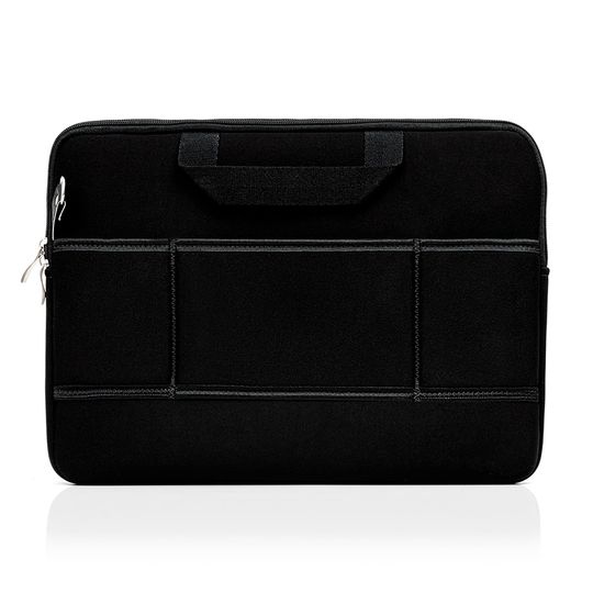 Case para Notebook 15.6" Travel com Bolso e Alça Preta | GT - lojaibyte