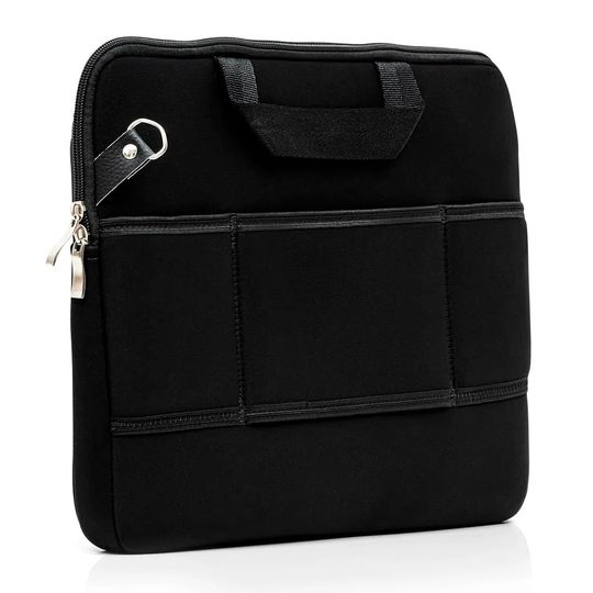 Case para Notebook 15.6" Travel com Bolso e Alça Preta | GT - lojaibyte