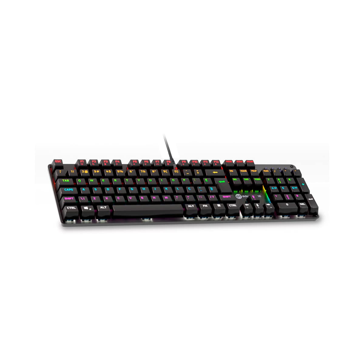 Teclado Gamer Mecânico com LED RGB, Anti Ghosting| GT Gamer - lojaibyte