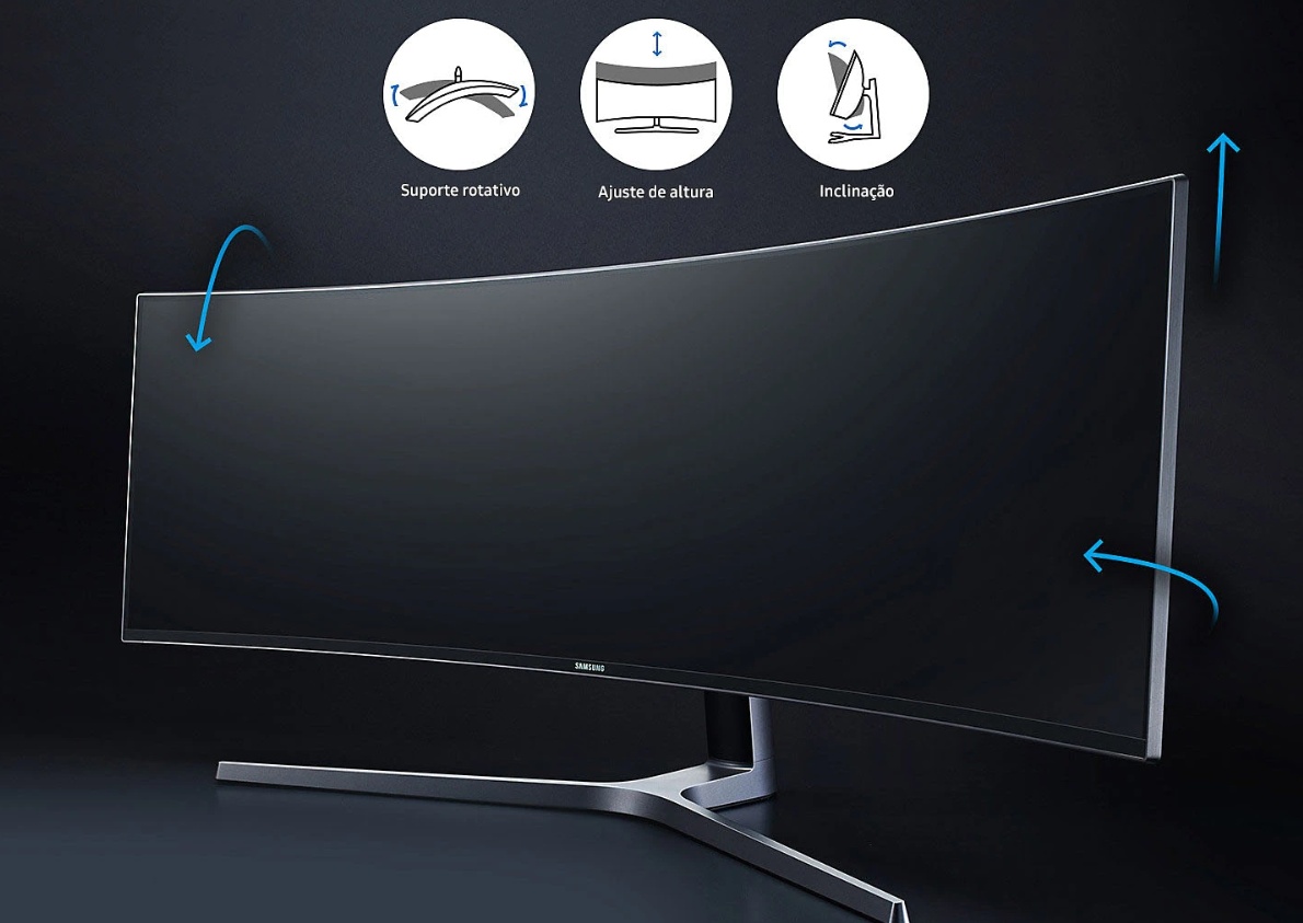 Monitor Gamer Samsung 49 Odyssey Curvo Freesync HDMI - lojaibyte