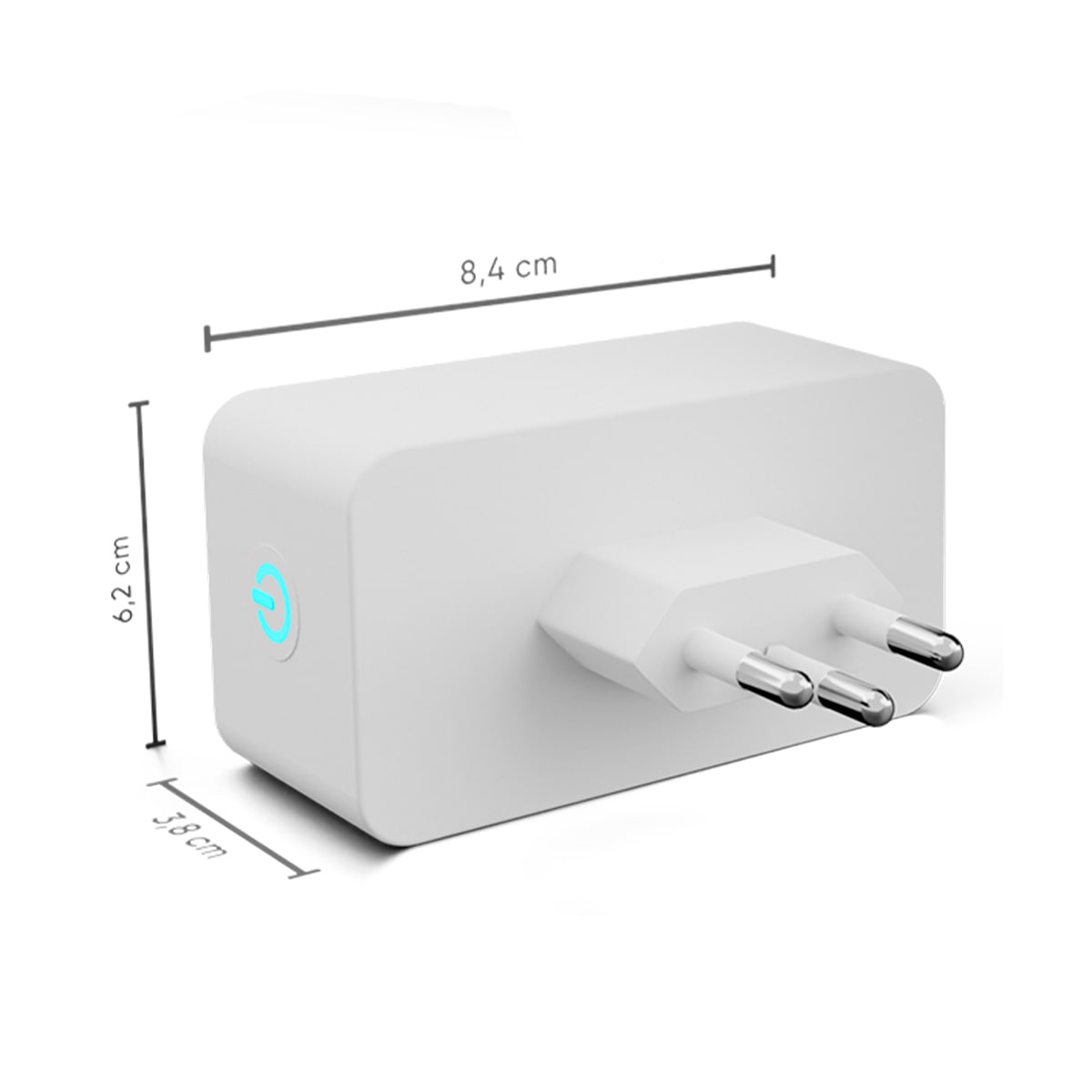 Tomada Inteligente 16A Wi-Fi Compatível Alexa e Google | GT - lojaibyte