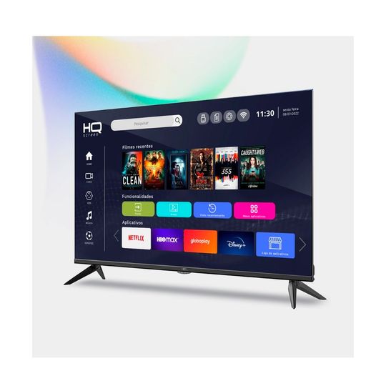 Smart TV LED 50" 4K UHD HQ 3 HDMI 2 USB - HQSTV50-66525 - lojaibyte