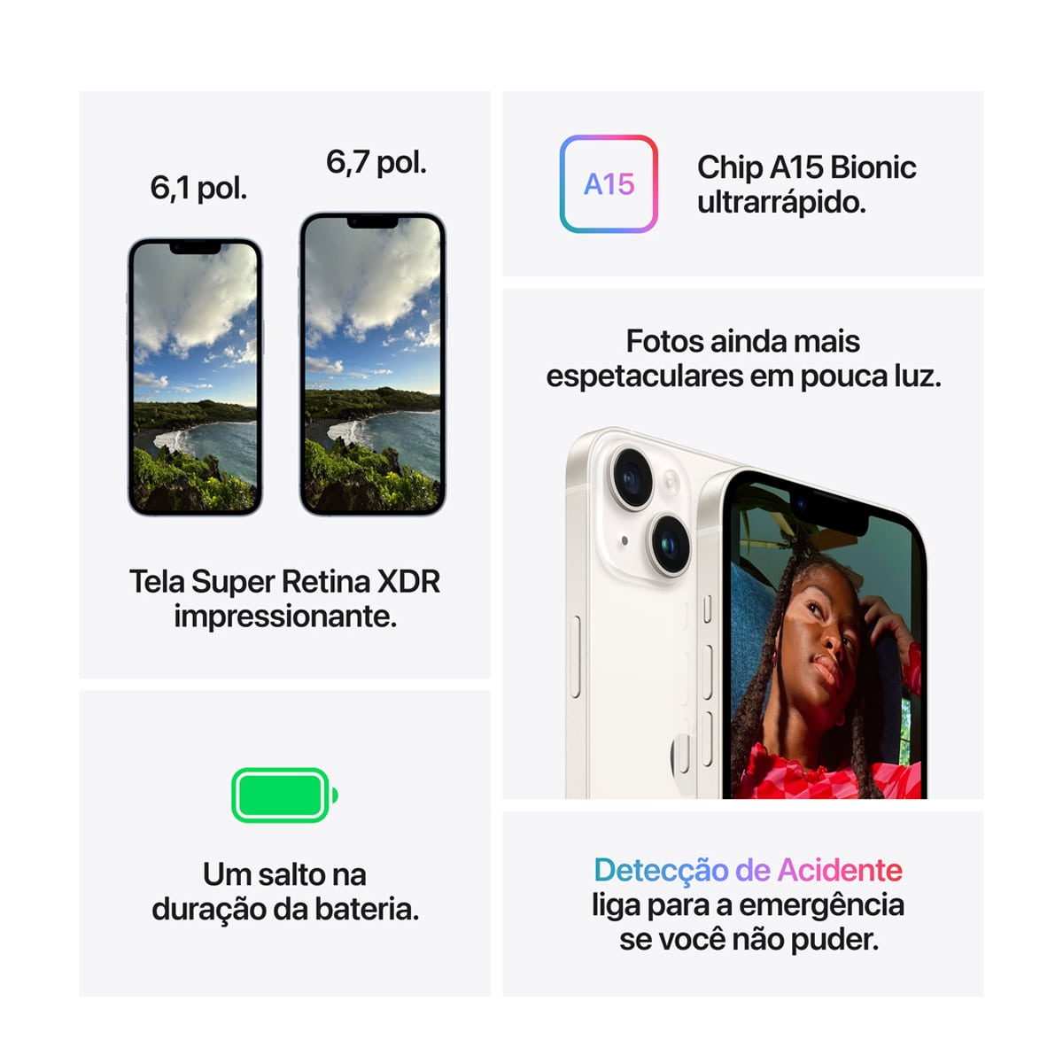 Apple iPhone 14 Plus 256GB Estelar - lojaibyte