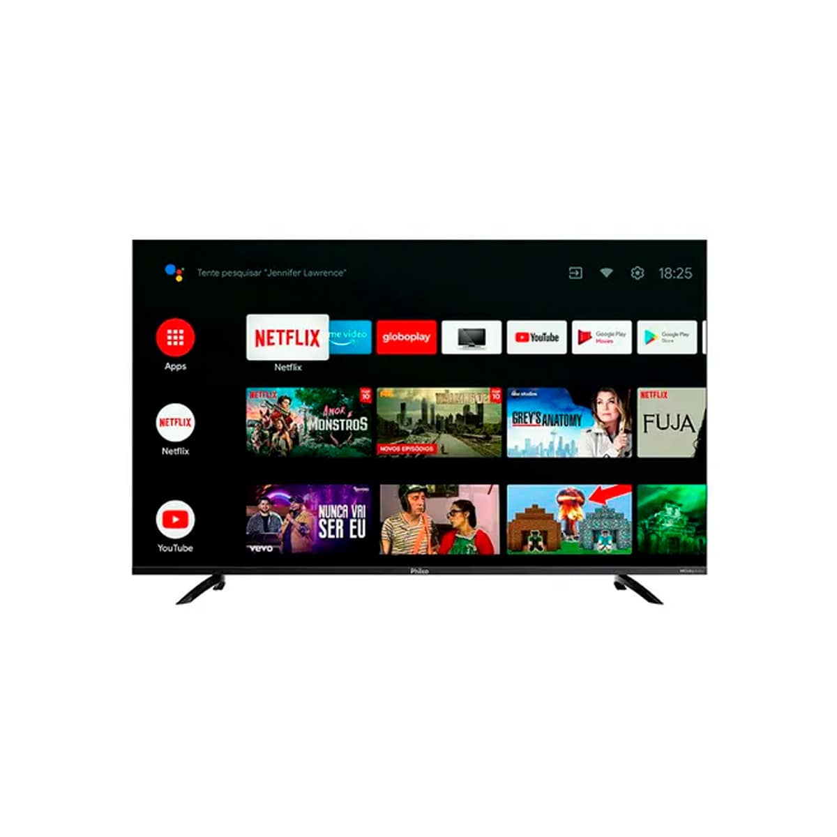 Smart TV DLED 58" Philco 4K Ultra HD Wi-Fi - PTV58G10AG11SK - lojaibyte