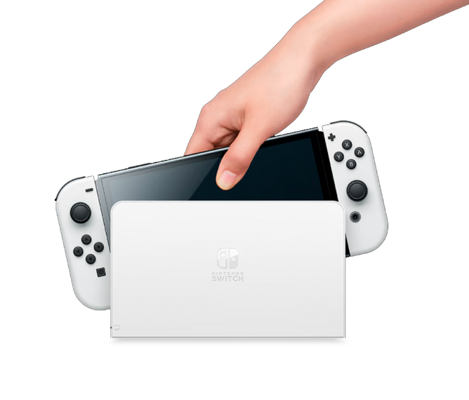 Nintendo Switch Oled 64GB - Branco - lojaibyte