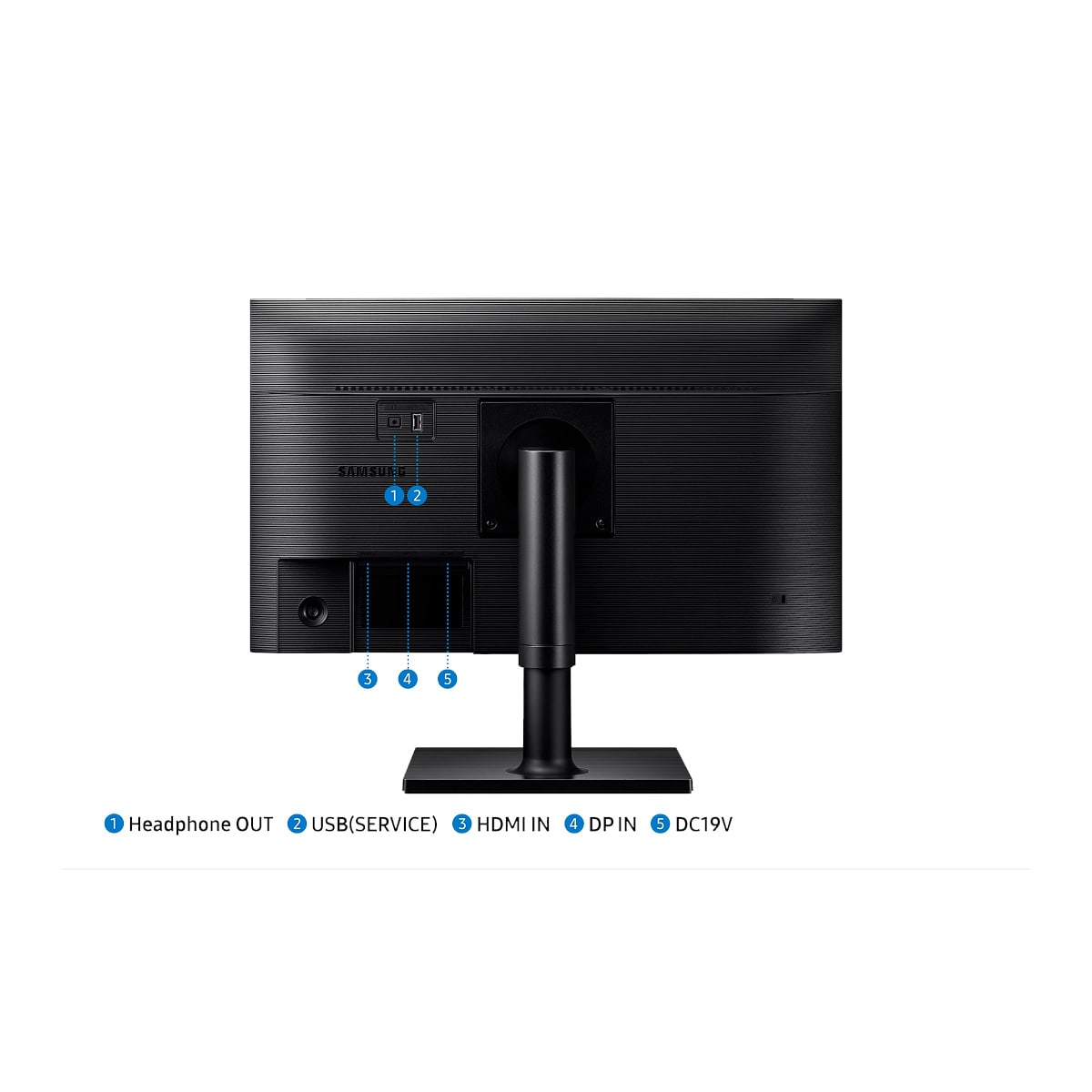 Monitor Gamer Samsung Odyssey G30 24" Preto LS24BG300ELMZD - lojaibyte