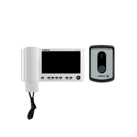 Videoporteiro Intelbras IV 7010 HS, com Monofone, Branco - lojaibyte