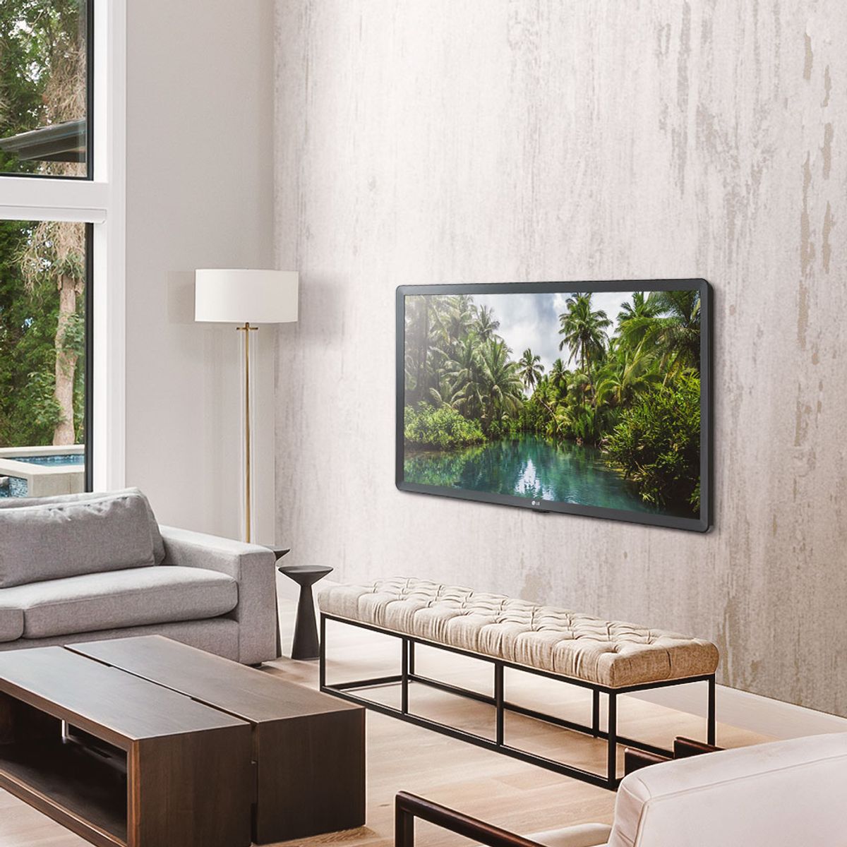 Smart TV 32'' LG LED HD 32LQ620 2022 WiFi ThinQAI Alexa - lojaibyte