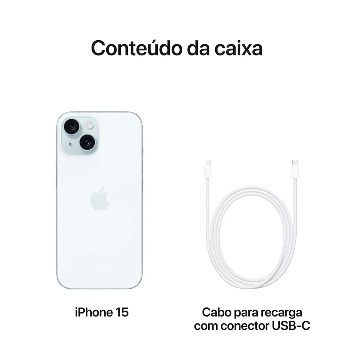 Apple iPhone 15 de 256 GB - Azul - lojaibyte