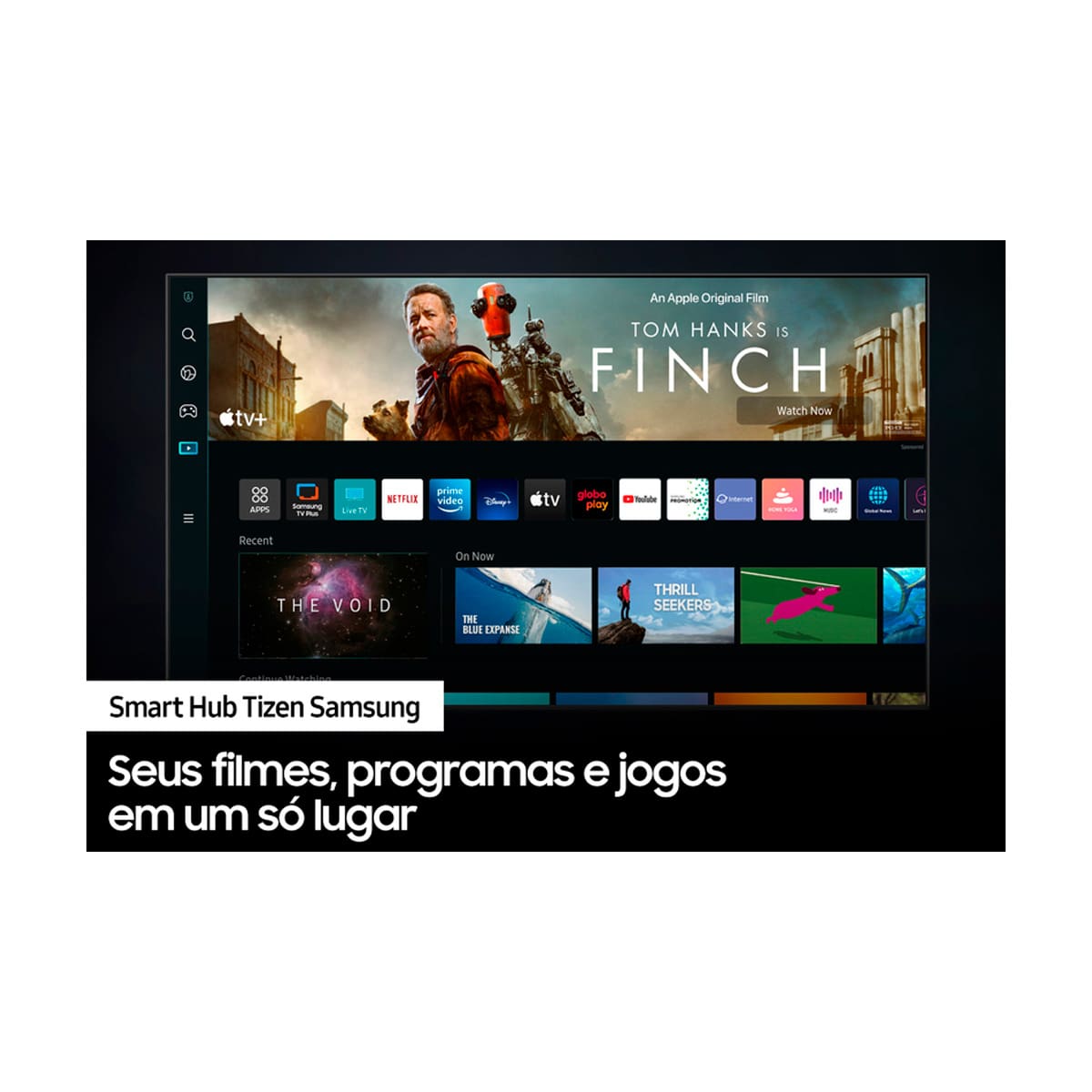 Samsung Smart TV 50 polegadas Crystal UHD 4K 50CU8000 2023 - lojaibyte