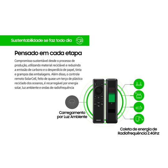 Samsung Smart TV 55 polegadas Crystal UHD 4K 55CU8000 2023 - lojaibyte