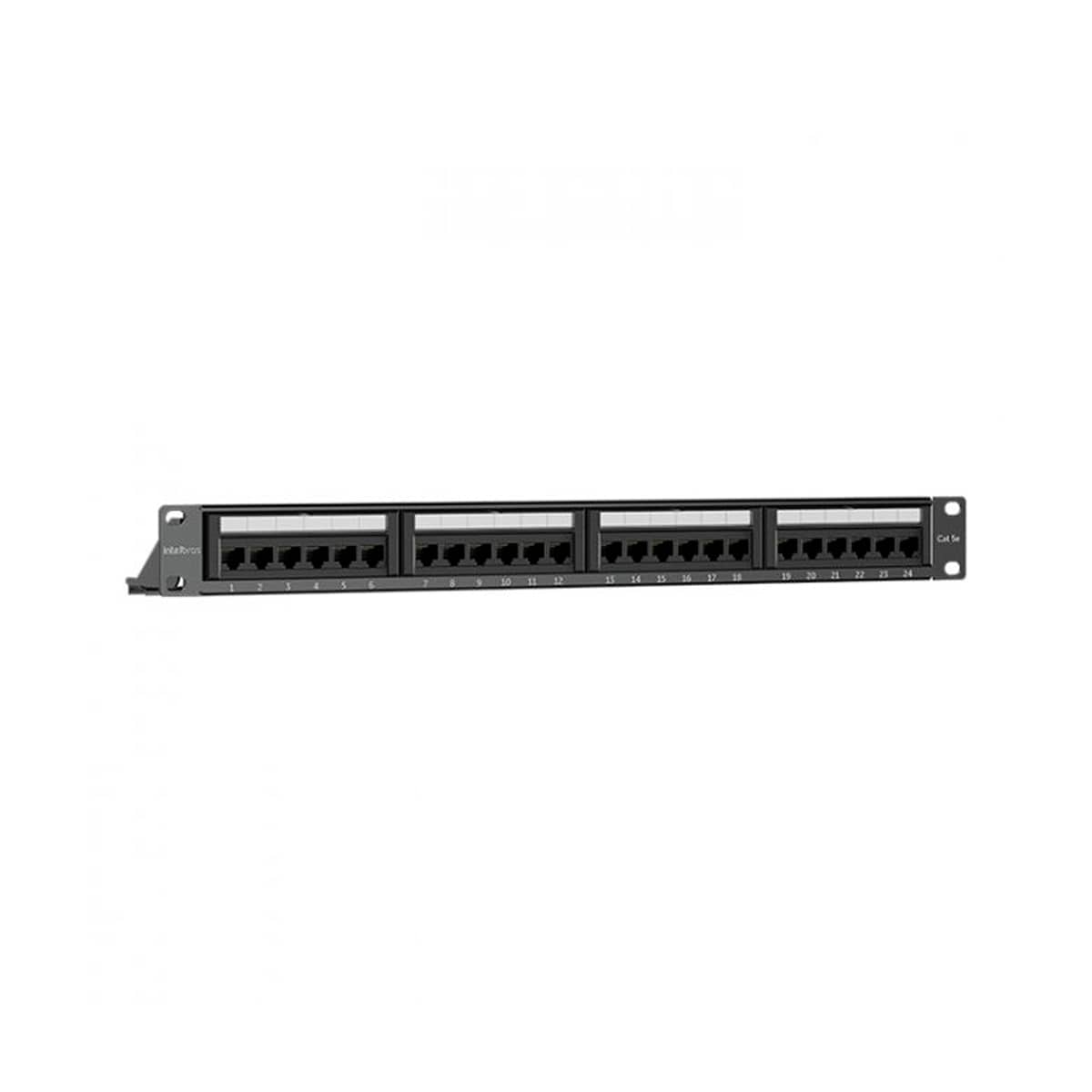 Patch Panel Intelbras Impact Giga PP624 Cat6 24 portas - lojaibyte
