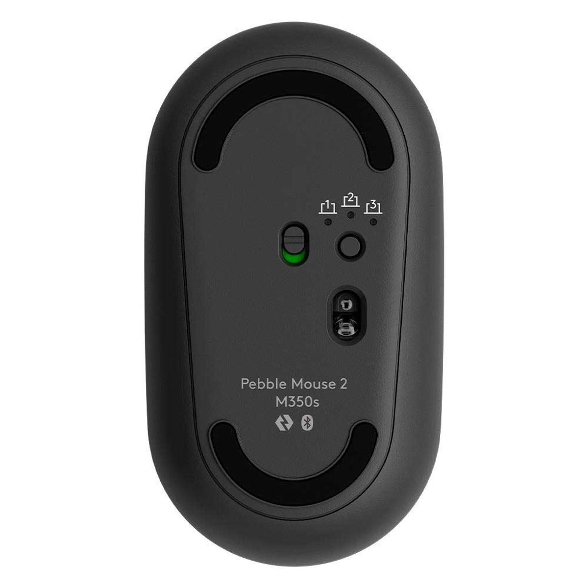 Mouse Sem Fio Logitech Pebble Mouse 2 M350s Grafite - lojaibyte