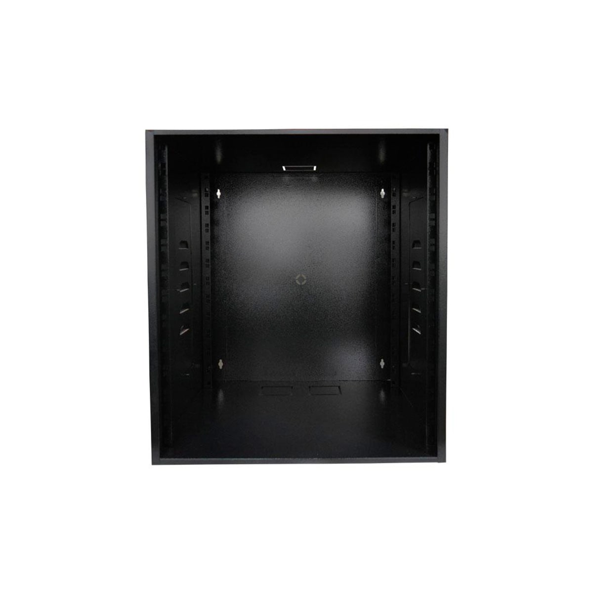 Mini Rack 19" Max Eletron 12U X 400mm Visor Acrílico Preto - lojaibyte