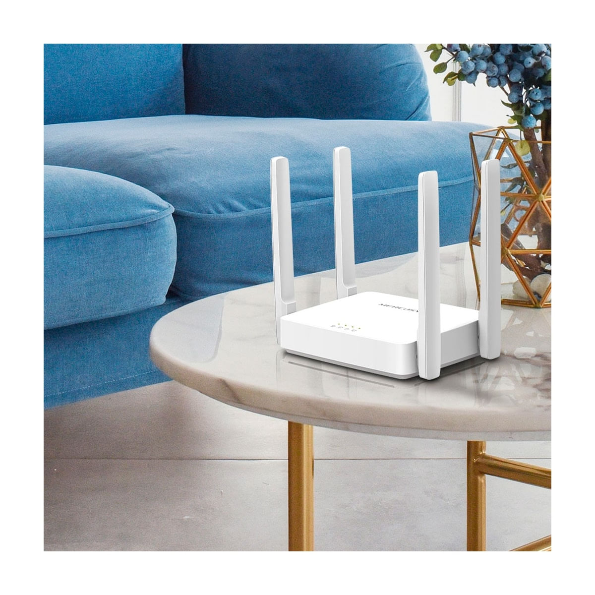 Roteador Mercusys AC10 Wi-Fi 5 Gigabit Dual Band AC1200 - lojaibyte