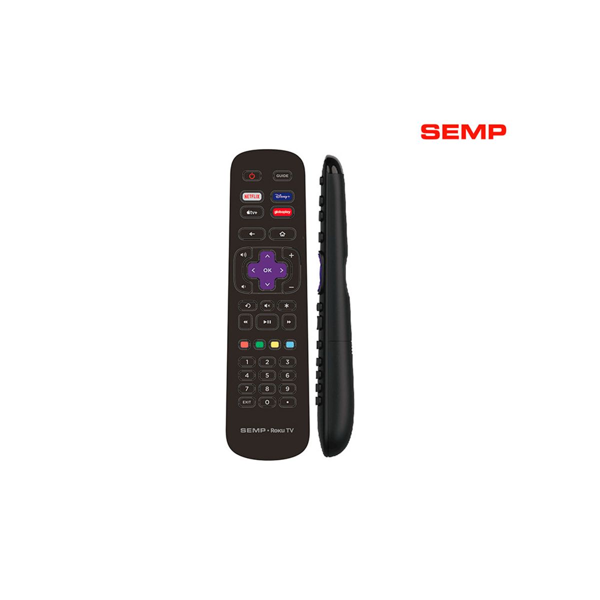 Smart TV 50" Semp TCL LED 4K Ultra HD RK8600 Roku TV HDR - lojaibyte