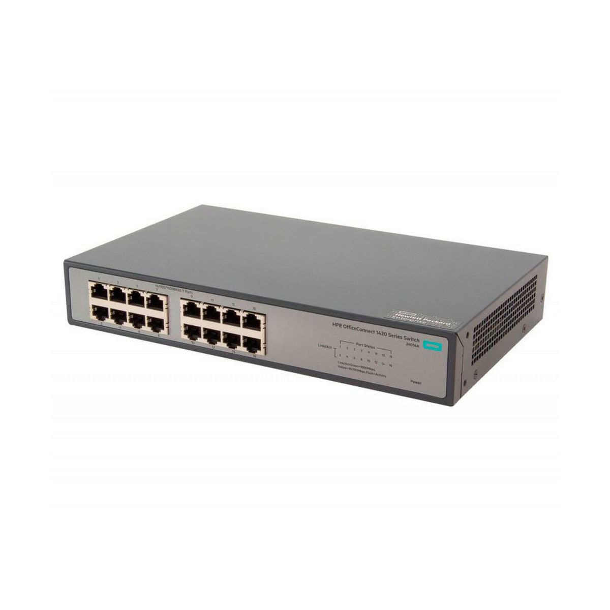 Switch 16 portas HPE Aruba 1420-16g Gigabit JH016A - lojaibyte