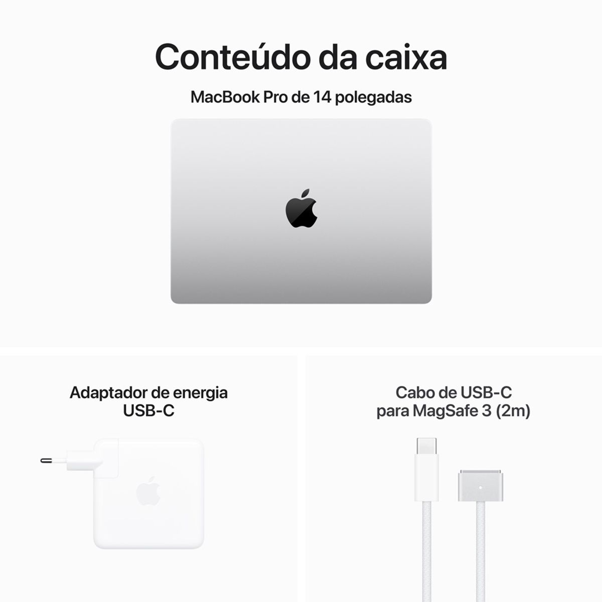 MacBook Pro 16 M3 Pro GPU de 18 núcleos 36GB 512GB Prateado - lojaibyte