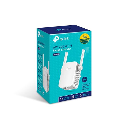 Repetidor de Sinal Wi-Fi Mesh TP-Link RE305 AC1200 - lojaibyte
