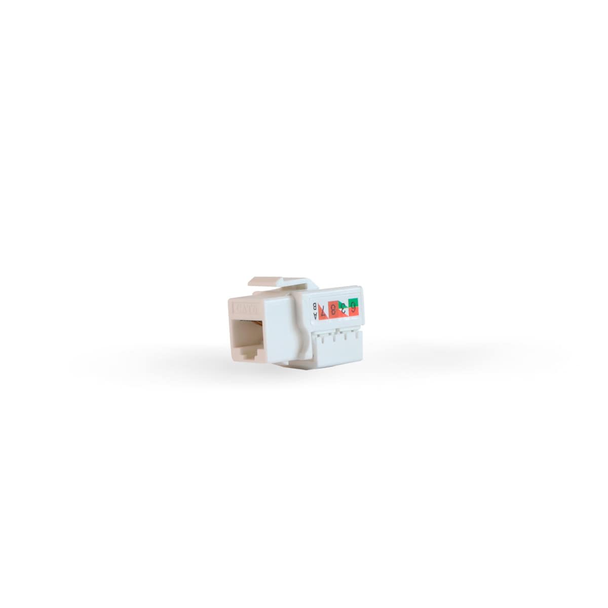 Keystone Jack Fêmea RJ45 Cat6 ADConnect 1 unid - lojaibyte