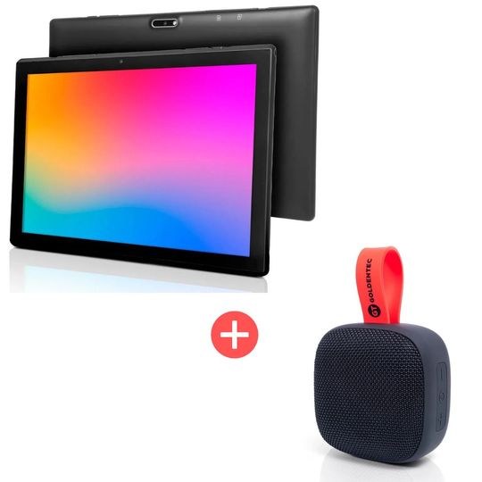 Tablet Tab10 + Caixa de Som Goldentec - lojaibyte