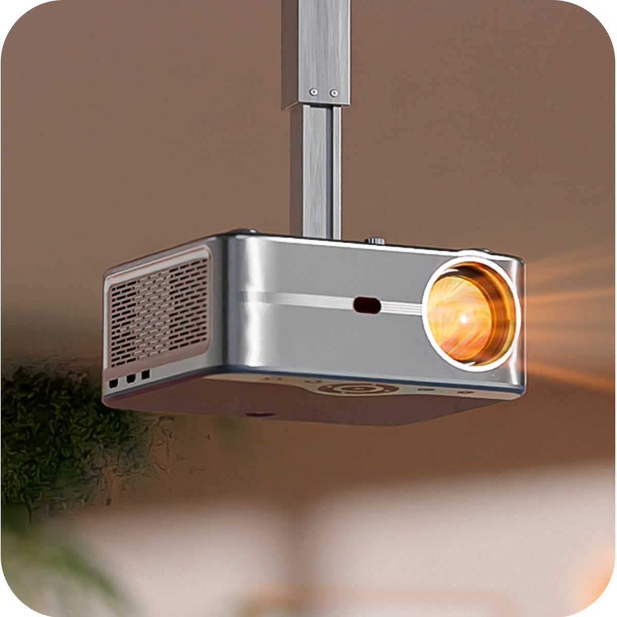 Projetor Smart 7000 Lúmens Wifi Android Goldentec - lojaibyte